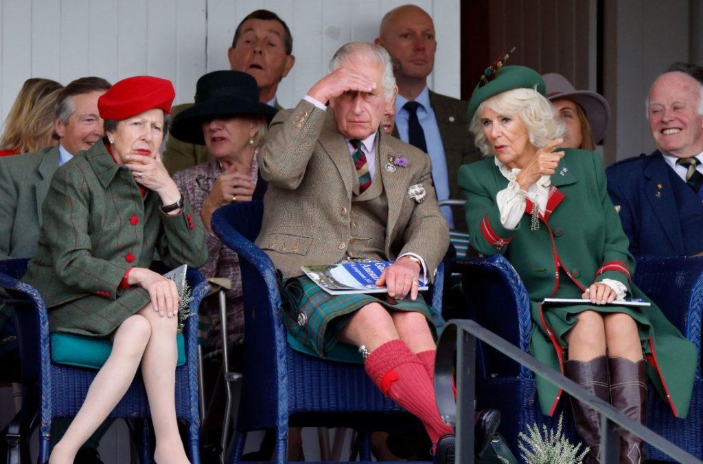 In a jacket and a plaid skirt: Princess Anne visited the equestrian ...
